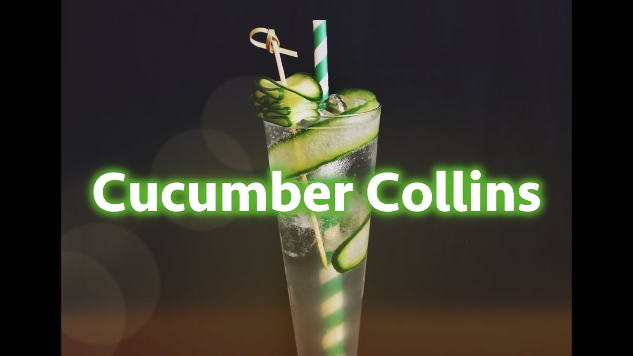 HOW TO MAKE A CUCUMBER COLLINS! - YouTube