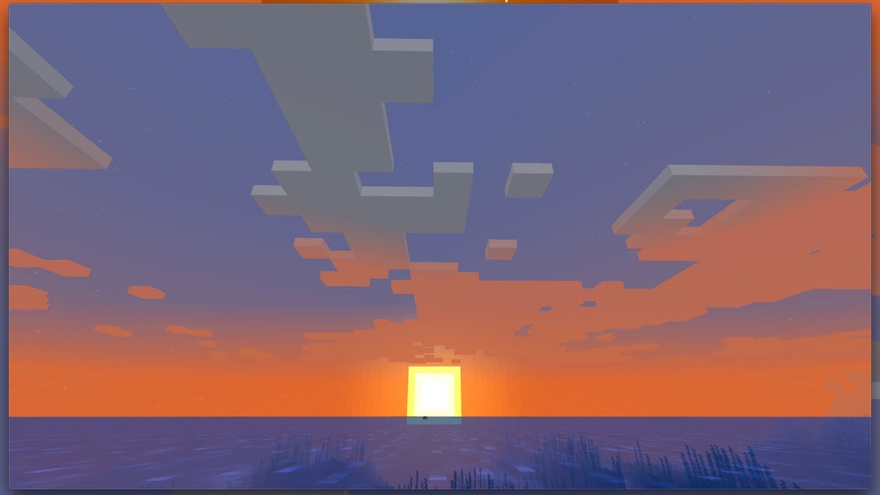 Ocean vantage point - A Minecraft Screensaver - YouTube
