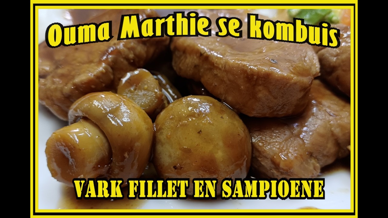 Vark fillet en sampioene #food #pannenkoeken #easyrecipe #recipe # ...