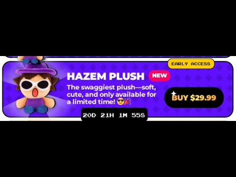 buying hazem plush (early access) - YouTube