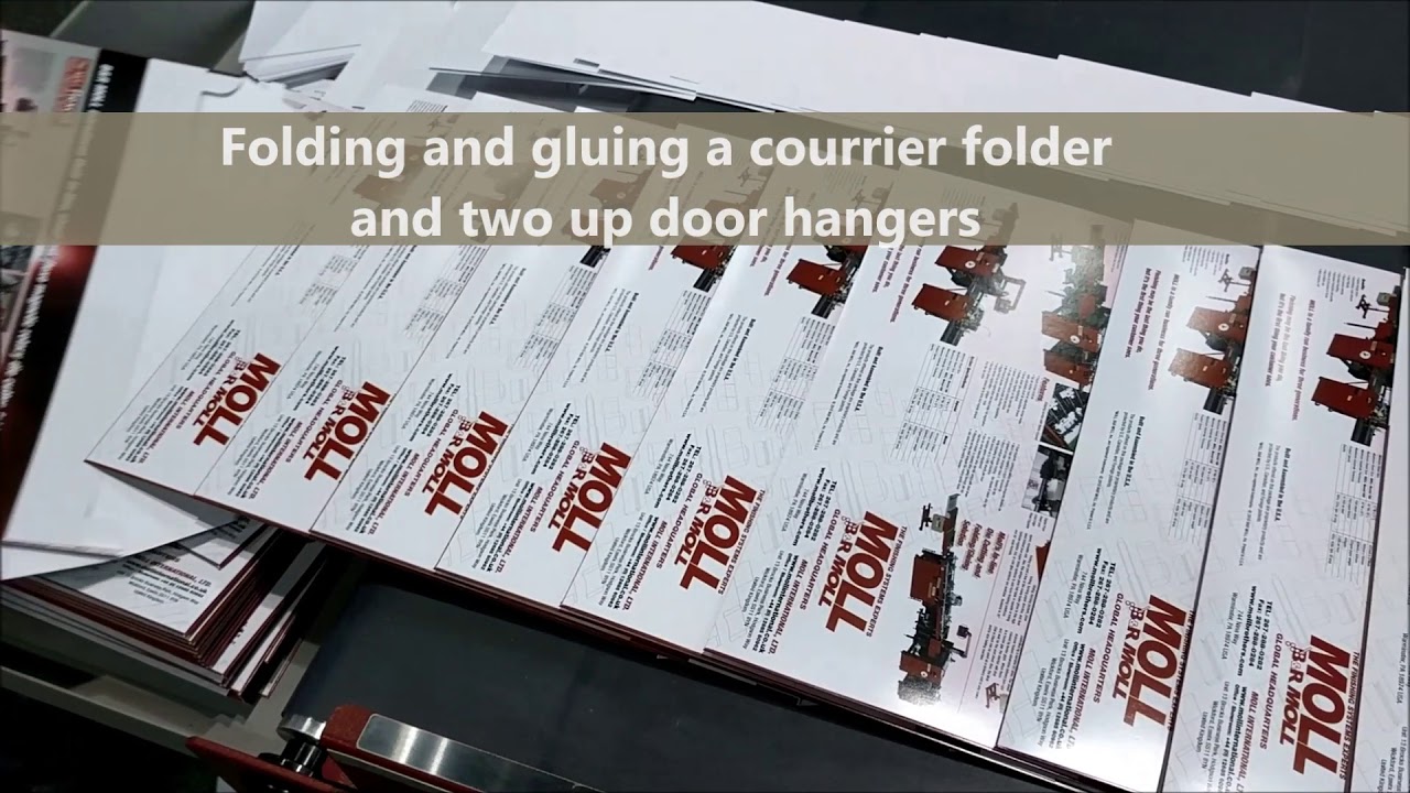 Moll Flex Cut Rotary Die Cutter in line with Versafold - Courier ...