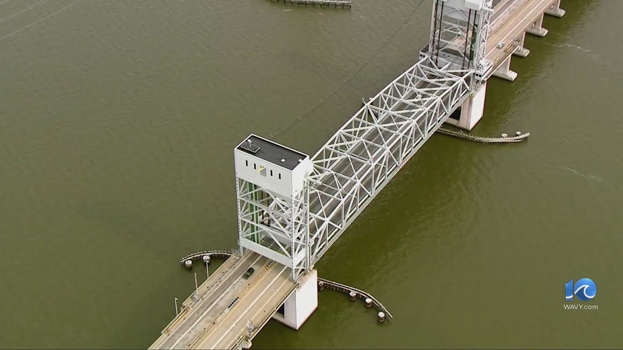 Northbound lanes of James River Bridge reopen ahead of schedule - YouTube