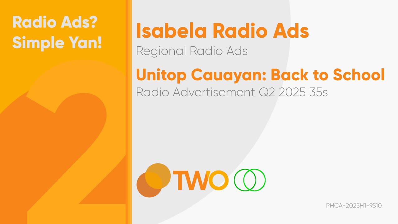 Unitop Cauayan Back to School Sale Radio Ad Q2 2025 35s (Isabela) [ST ...