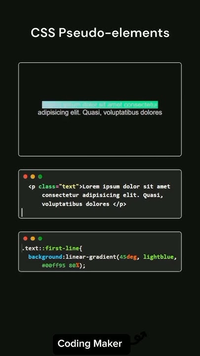 CSS Pseudo elements #css #youtubeshorts #shortvideo #shorts #frontenddevelopment #cssanimation ...