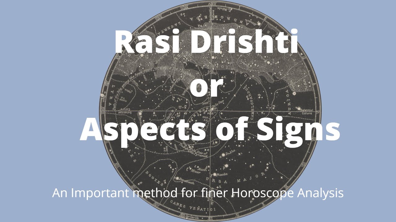 Class - 151 // Rasi Drishti or Aspects of Signs - A less known but ...