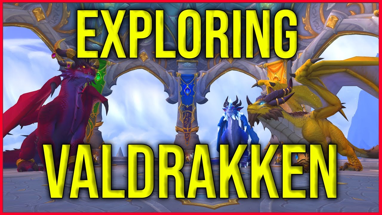 Exploring Valdrakken in Dragonflight Alpha - NEW WOW CITY - YouTube
