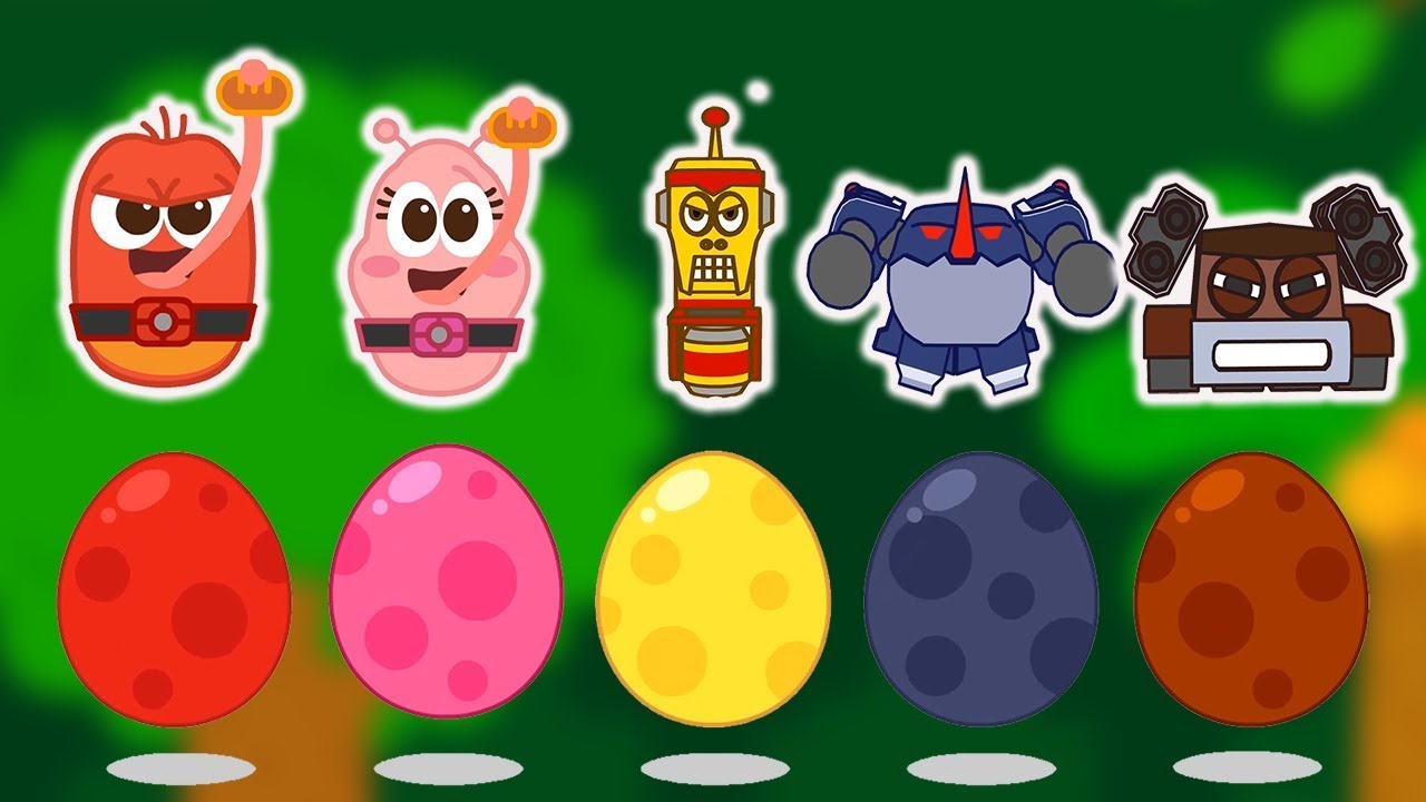NEW! SURPRISE EGGS - LARVA RANGERS | EGG SONG | SUPER BEST SONGS FOR ...
