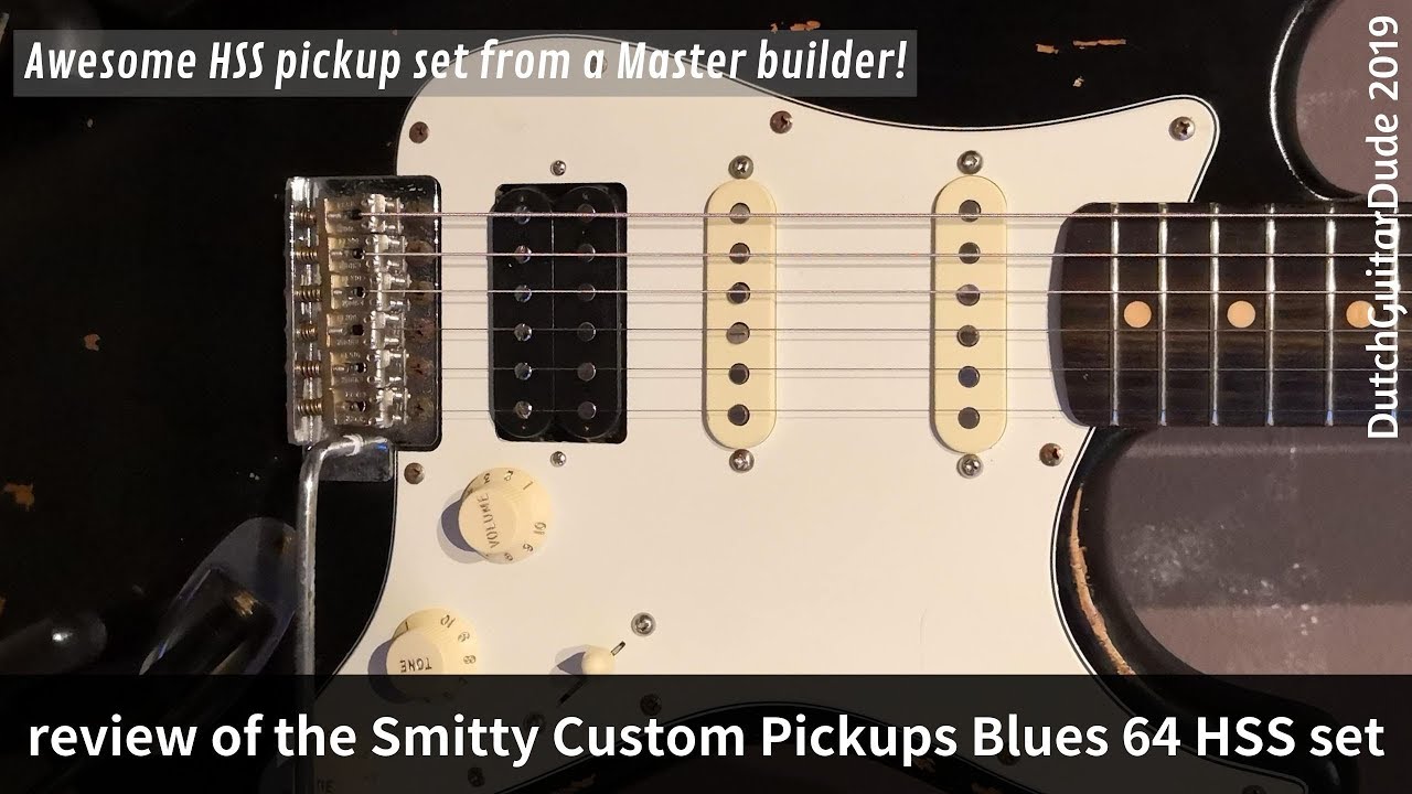 Review of the Smitty Custom Pickups Blues 64 HSS set - YouTube