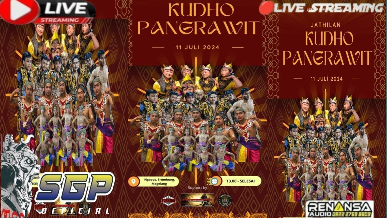 🔴LIVE STREAMING JHATILAN KREASI KUDO PANGRAWIT.Live NGEPOS,SRUMBUNG ...