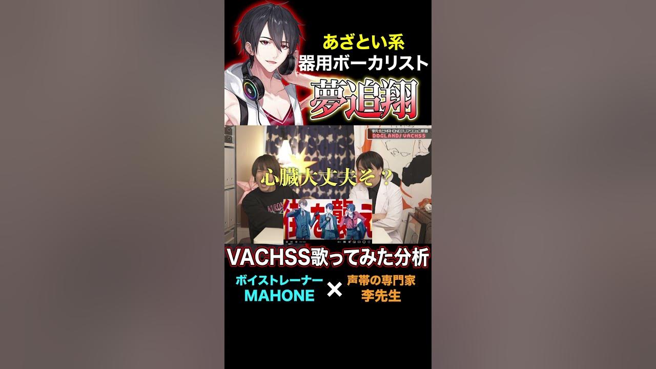 テクニカルの極み！？夢追翔の発声を聞いた専門家の感想ww【VACHSS /にじさんじ】 #nijisanji #にじさんじ #夢追翔 #dogland #vachss #歌ってみた - YouTube