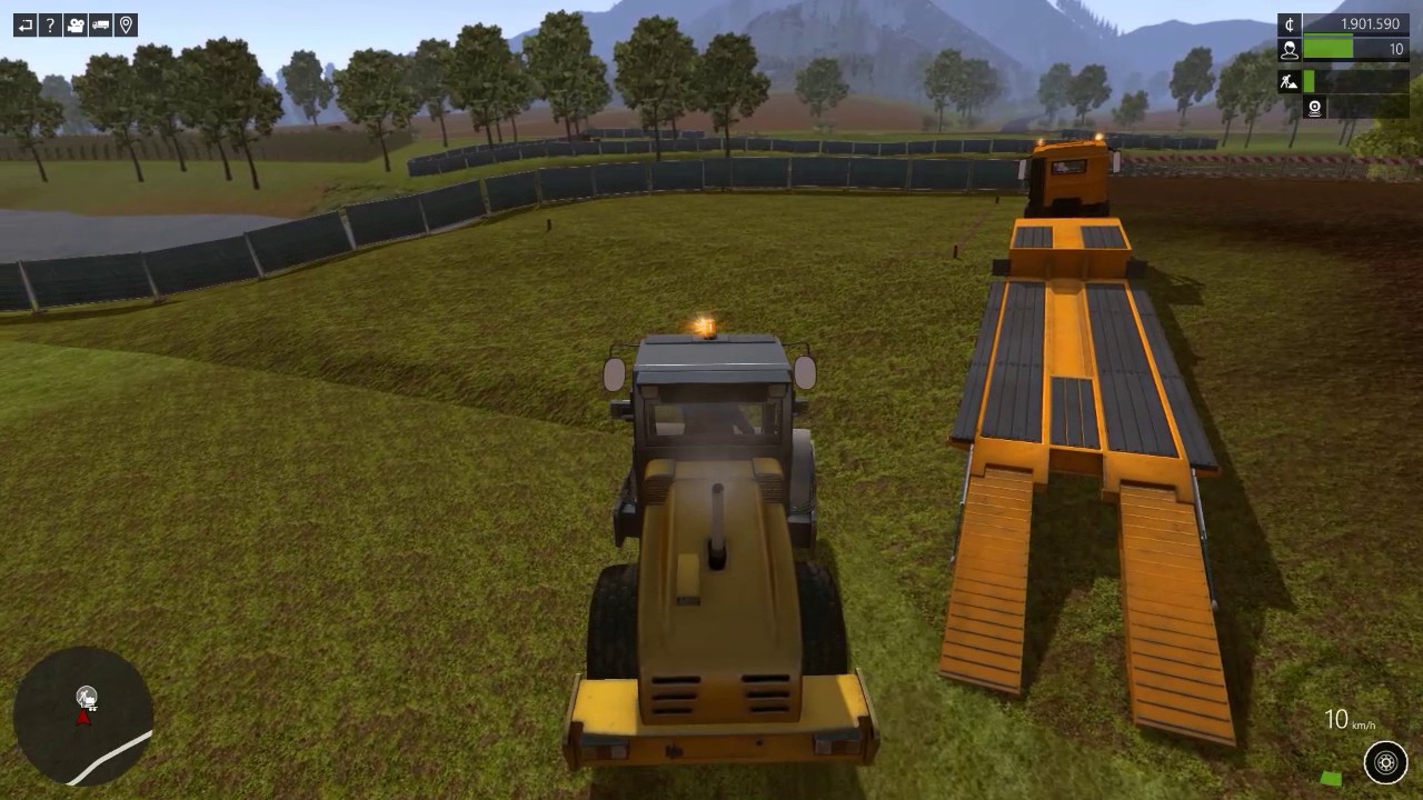 Construction Simulator 2015 - Building a bridge - part 1 - YouTube