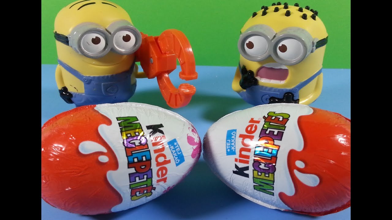 Kinder Surprise Eggs Despicable Me Minion - YouTube