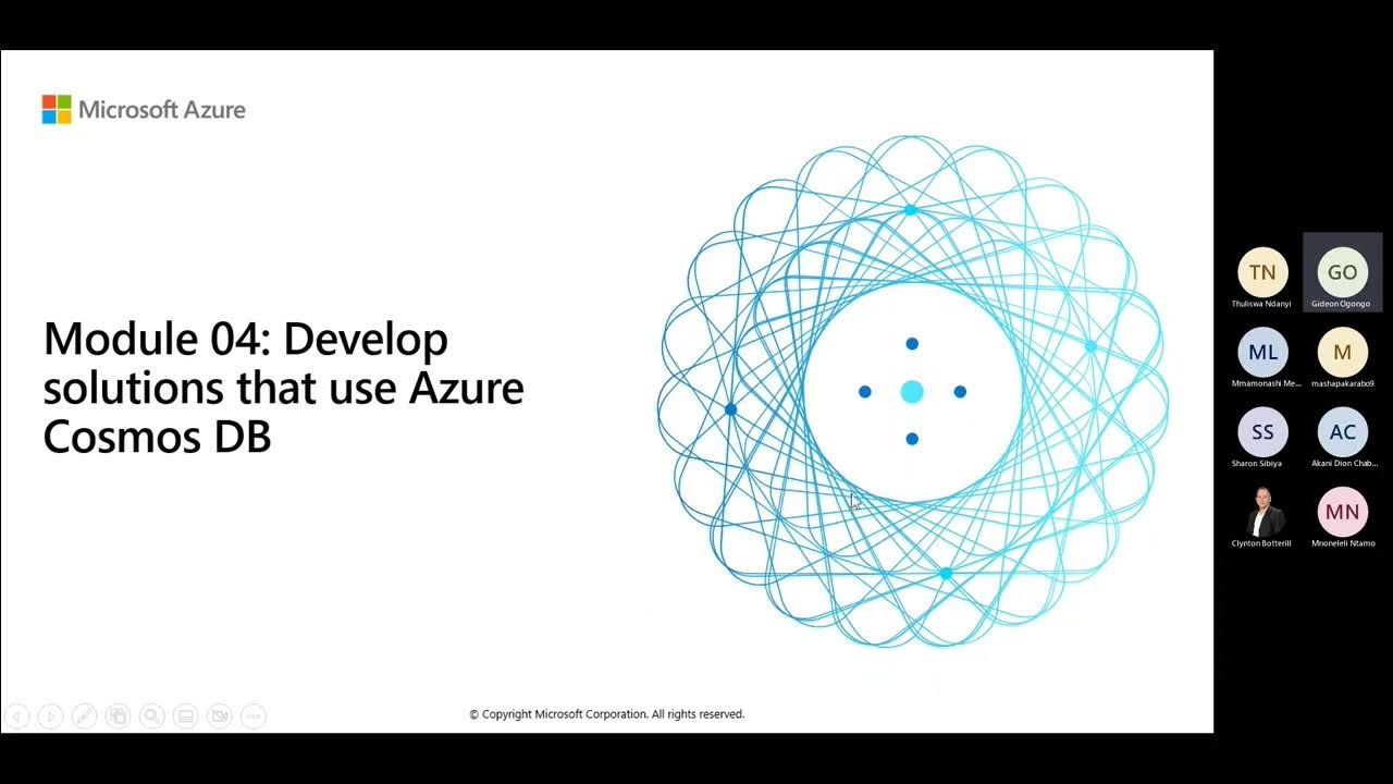 Module 4 Develop solutions that use Azure Cosmos DB - YouTube