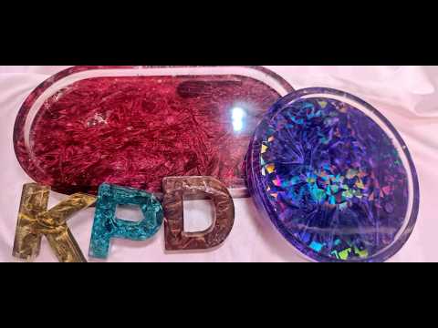Incredible Resin Velvet Effect Coaster - YouTube