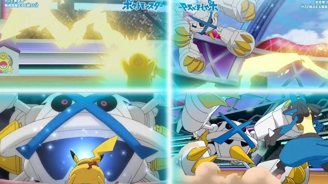 🔥100% REAL Ash Vs Steven Ful Battle Episode | Pokemon Journeys Episode ...