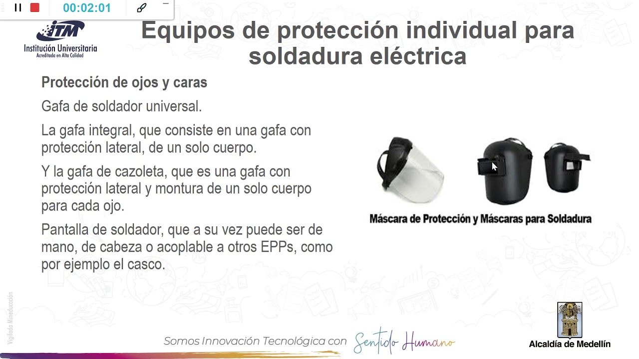 Elementos de protección personal para trabajos con soldadura (EPP´s ...