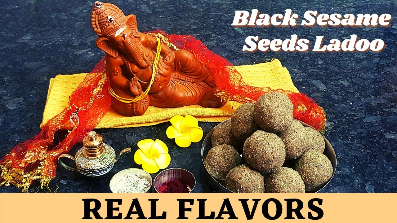 Black Sesame Seeds Ladoo | Karuppu Ellu Urundai | Ellu Urundai |Ganesh ...
