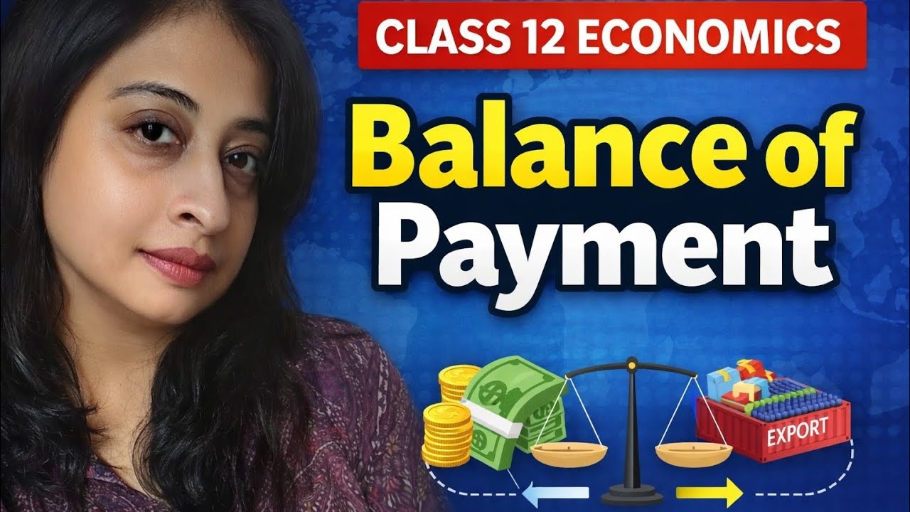 12 Economics Balance of Payment - YouTube
