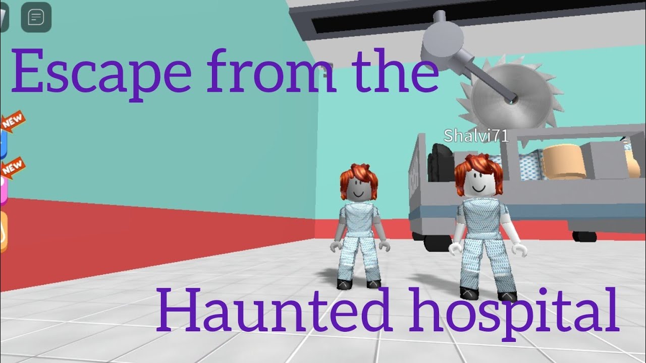Escape from the haunted hospital.Roblox - YouTube