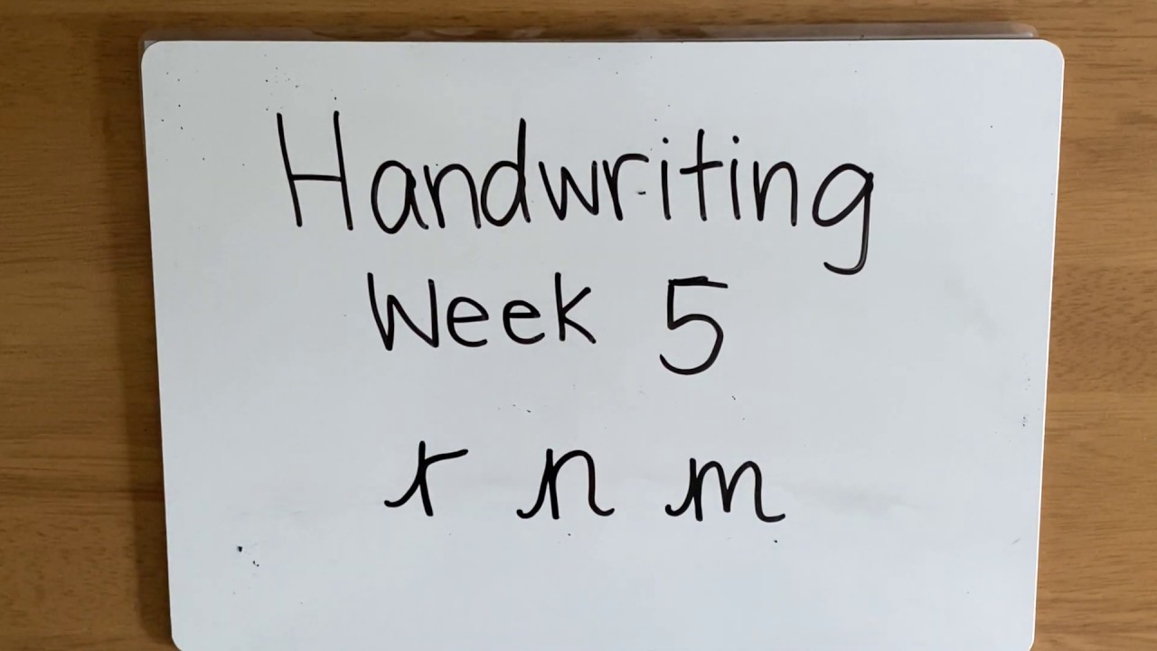 Handwriting Week 5 Learning to join up - YouTube