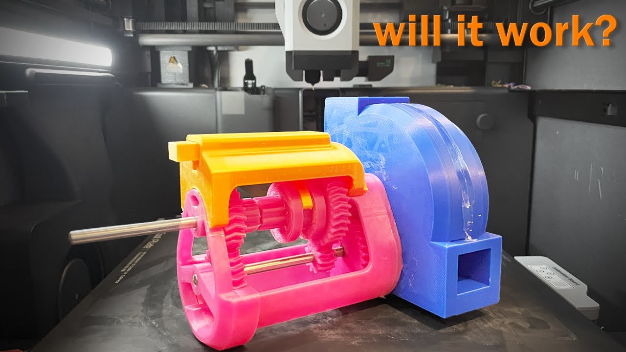 3D Printing a Transmission - YouTube