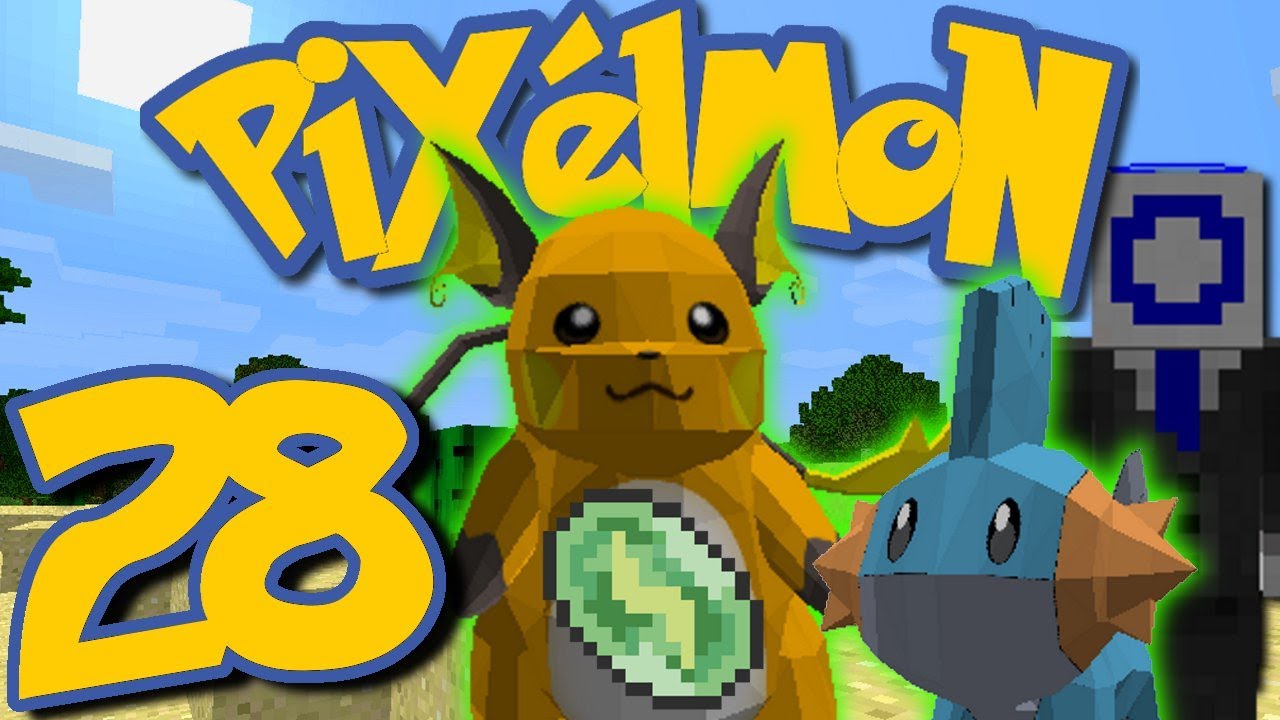 Pixelmon Ep. 28 - CHU CHU TRAIN EVOLVES + MUDKIP! (Pixelmon Version 3.0 ...