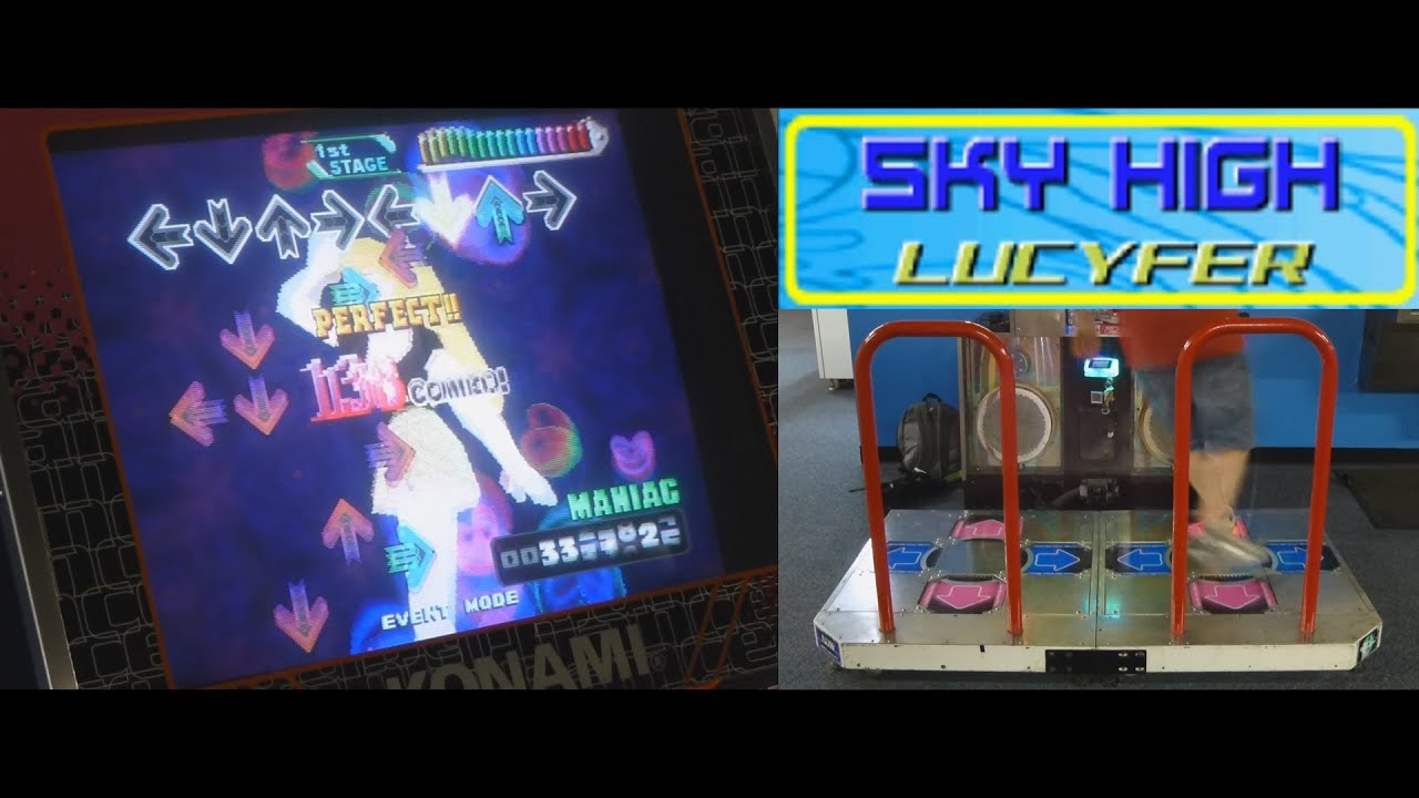 OMG KON! - SKY HIGH (Double Maniac) AAA on DDR 4th Mix PLUS - YouTube