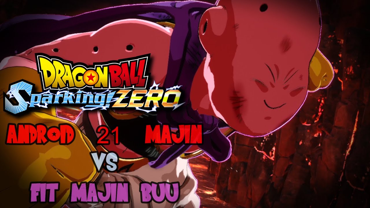 DB Sparking Zero | Android 21 (Majin) Vs Majin Buu (Fit) - YouTube