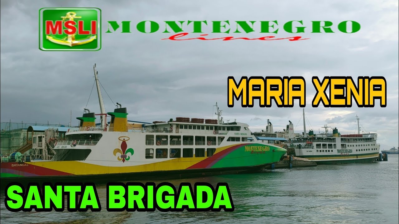 Barko ng Montenegro Lines, Santa Brigada at Maria Xenia magkasunod ...