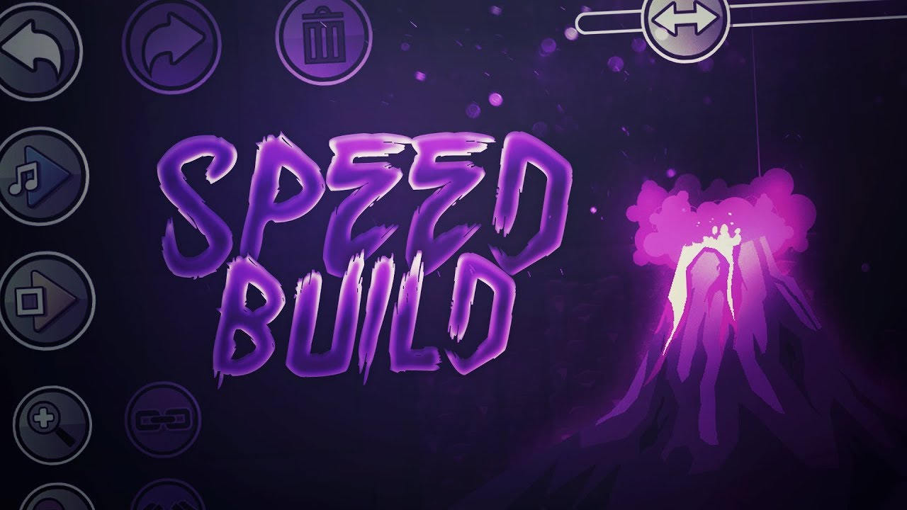 VOLCANO ART SPEEDBUILD! by ZephiroX Geometry Dash 2.11 - YouTube