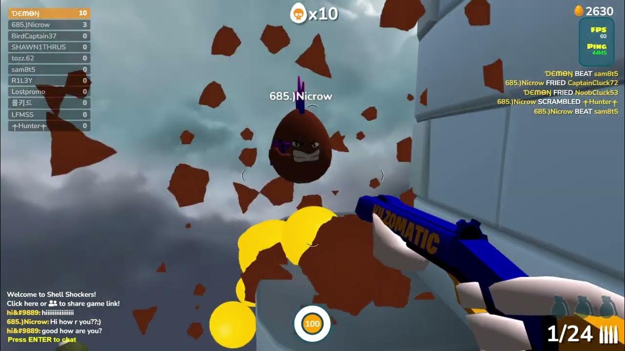 Shell Shockers 20 Kill Streak x Crackshot - YouTube