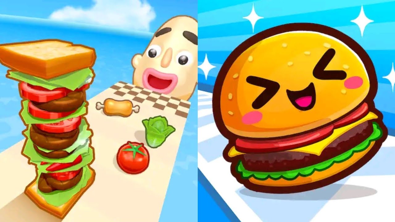 Sandwich Runner 🆚 Food Run I Android New Update (ios Android) Gameplay ...