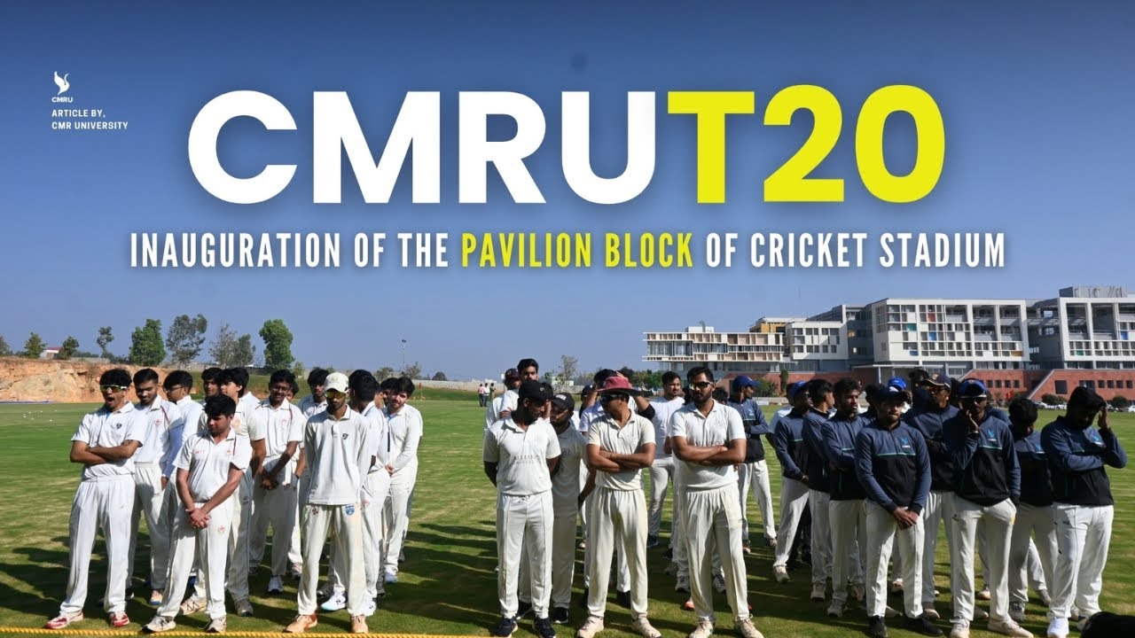 Inauguration of the pavilion block of cricket stadium | CMRU | CMRGI ...