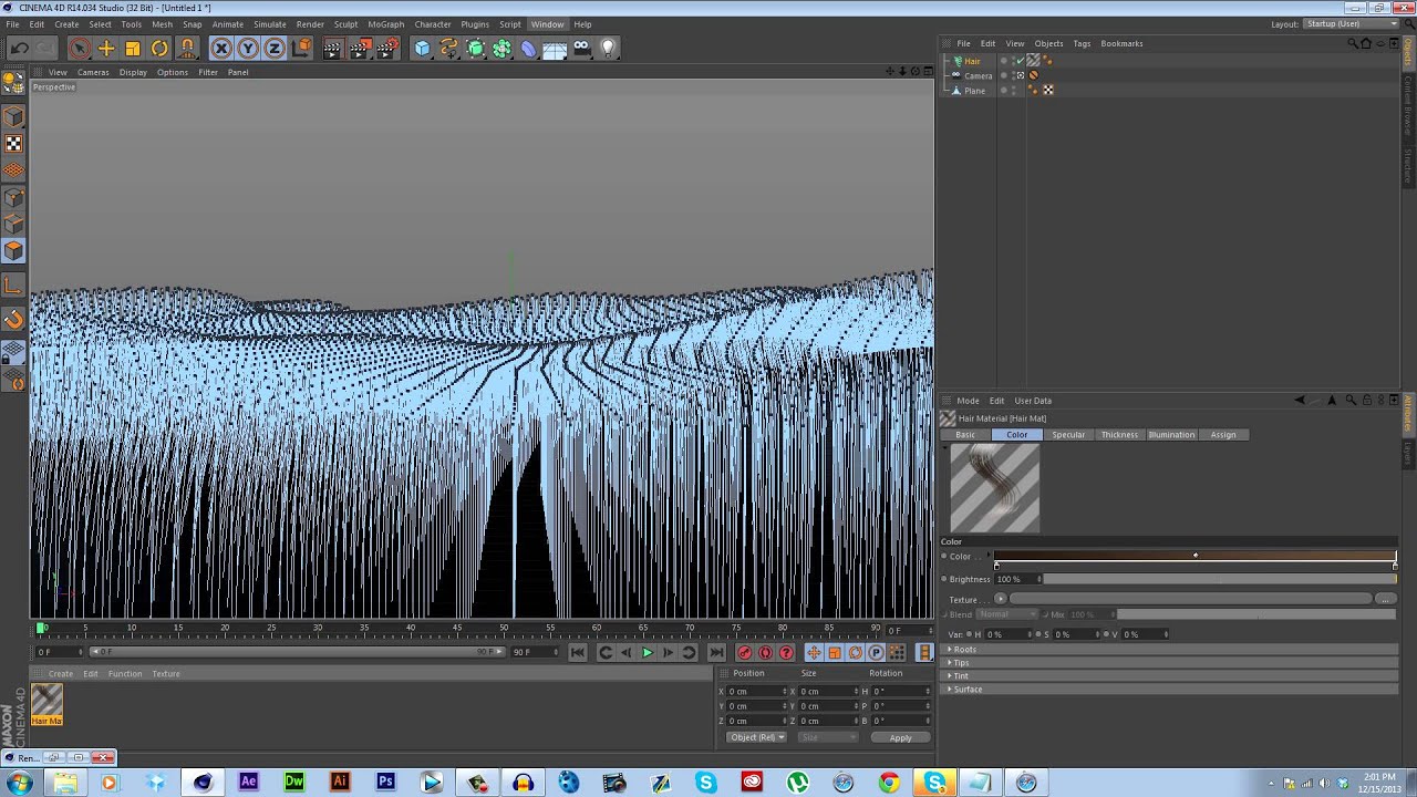 C4D Tutorial: Realistic Grass - YouTube