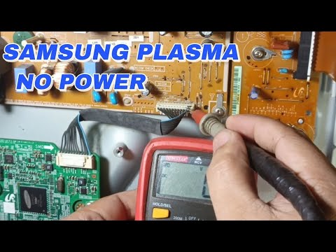 HOW to REPAIR SAMSUNG PLASMA 43" NO POWER MODEL: PS43E400U1R - YouTube