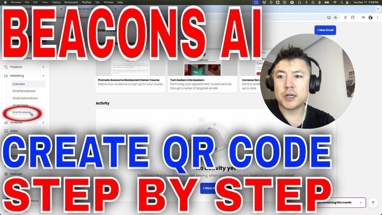 How To Create QR Code With Beacons ai 🔴 - YouTube