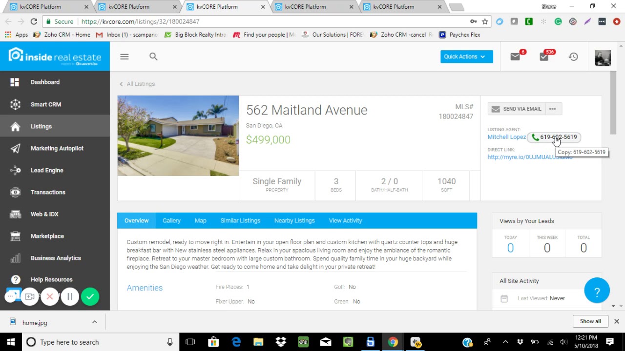 Step 8 Power of MLS in the dashboard - YouTube