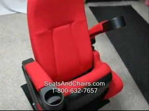 Crown Jewel Home Theater Seating Red Seats Chairs - YouTube
