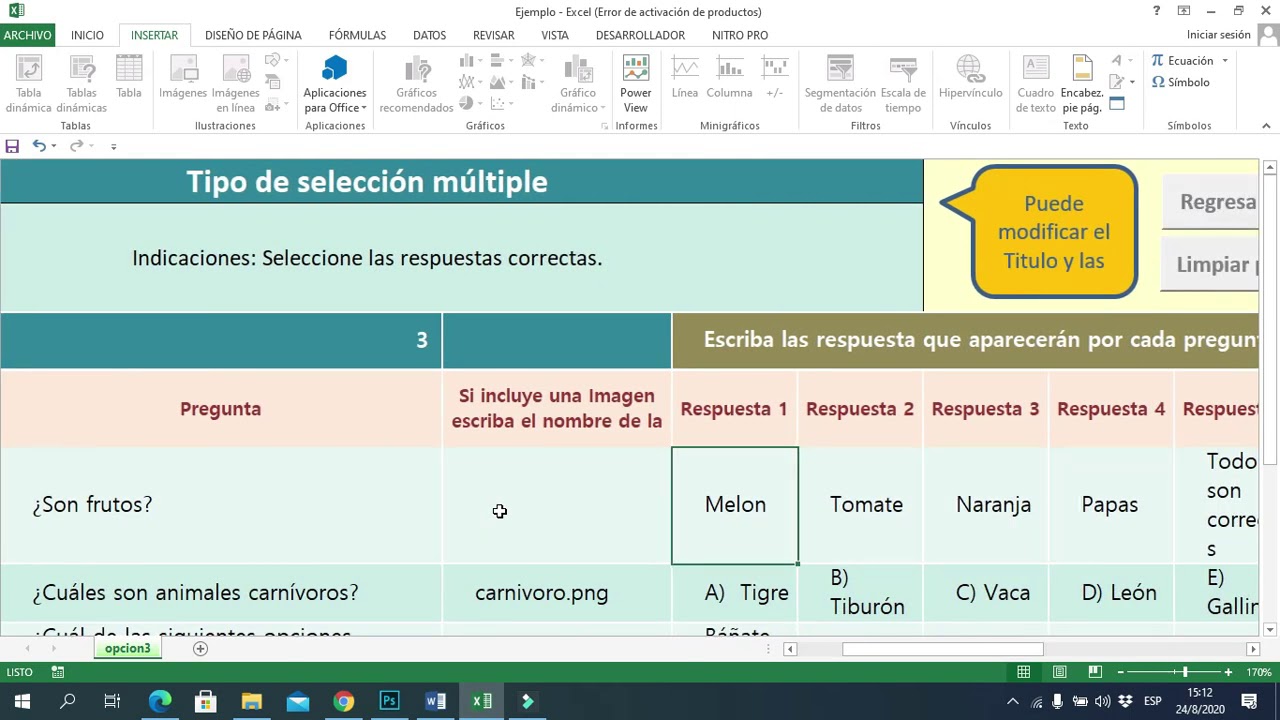 ¿Cómo usar en mi examen las preguntas Tipo selección múltiple? - YouTube