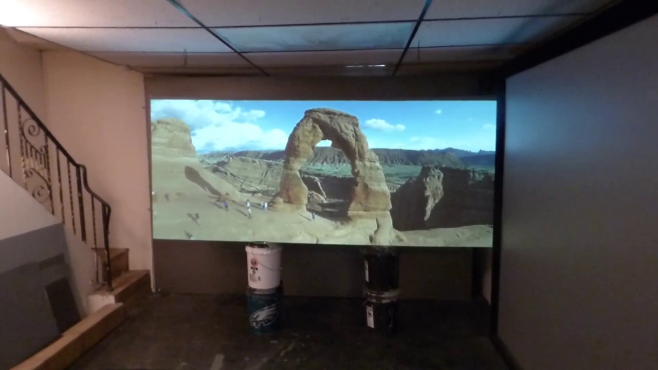 FIRST LOOK AT OUR IMMERSE 4K CINEMA 105" 2.35:1 SCREEN PAINT KITS WITH ...