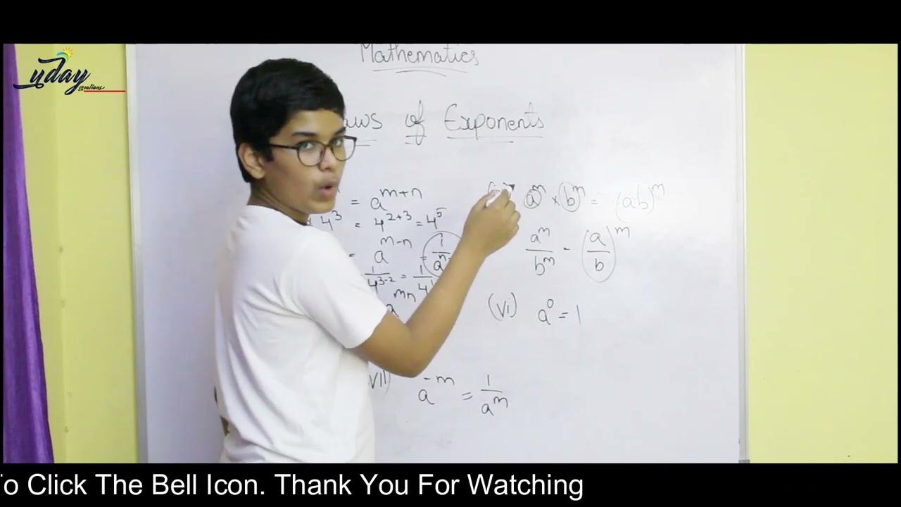 Power And Exponents | Laws of Exponents With Examples | Exponents ...