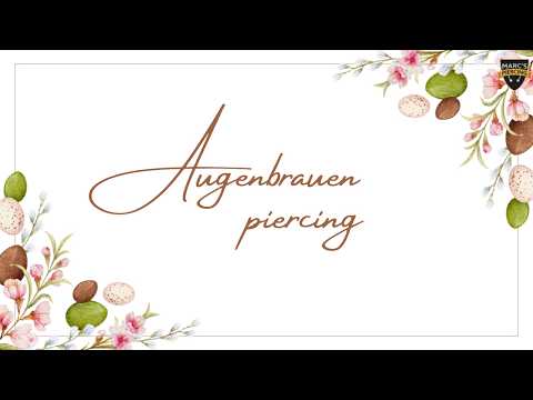 Sie lässt sich ein Augenbrauenpiercing stechen 😳 | Ihre ReaktionI💉 Marc's Piercing TV