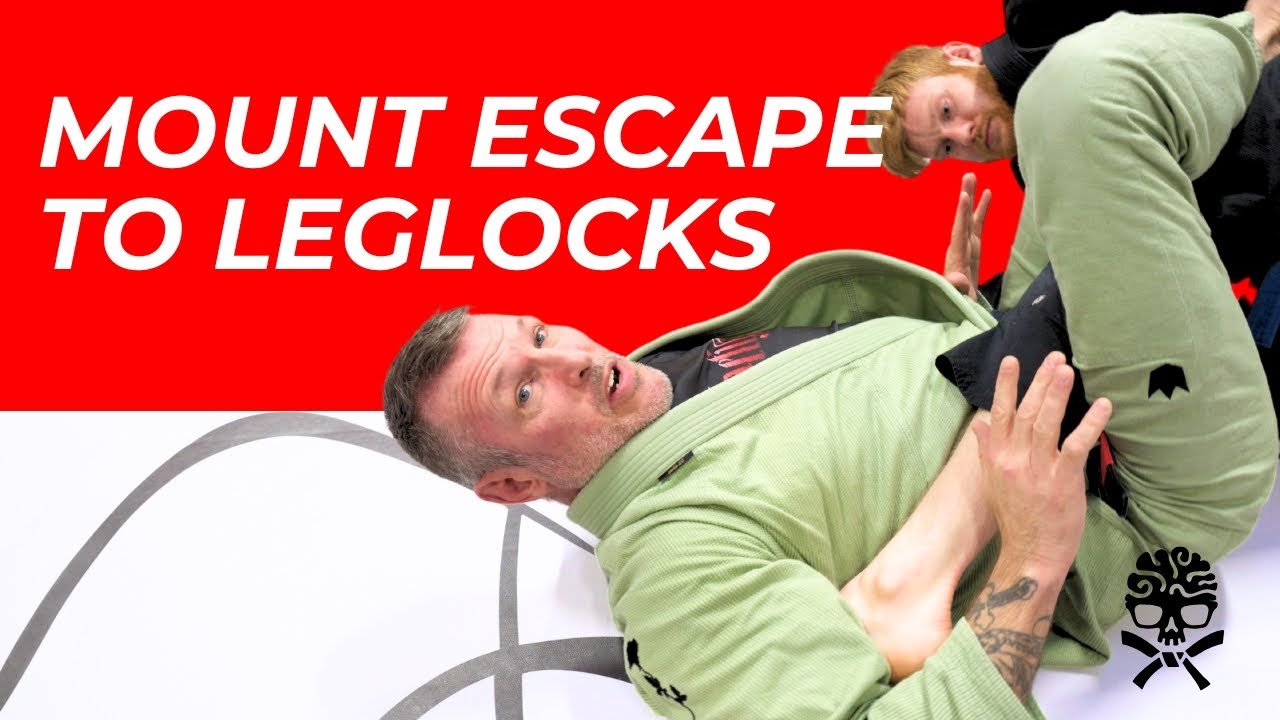 Escaping mount to leglock entries - YouTube