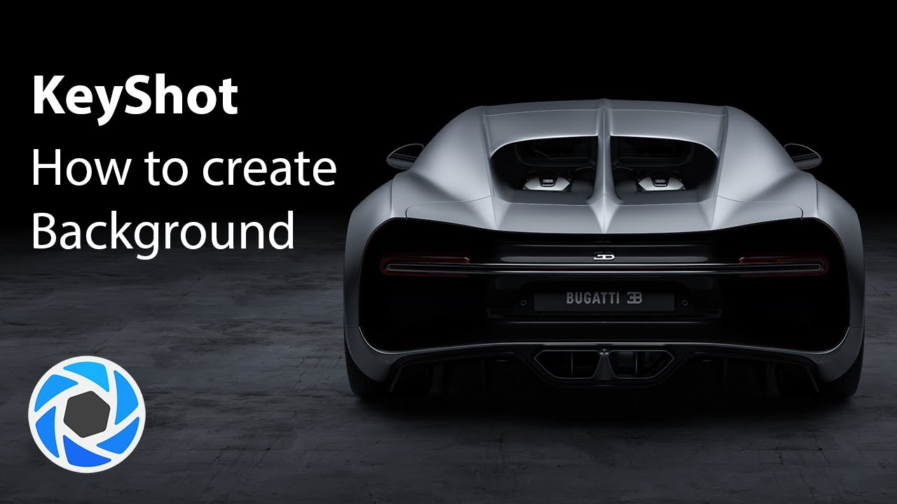 How to create Automotive Background in 3D - KeyShot Tutorial - YouTube