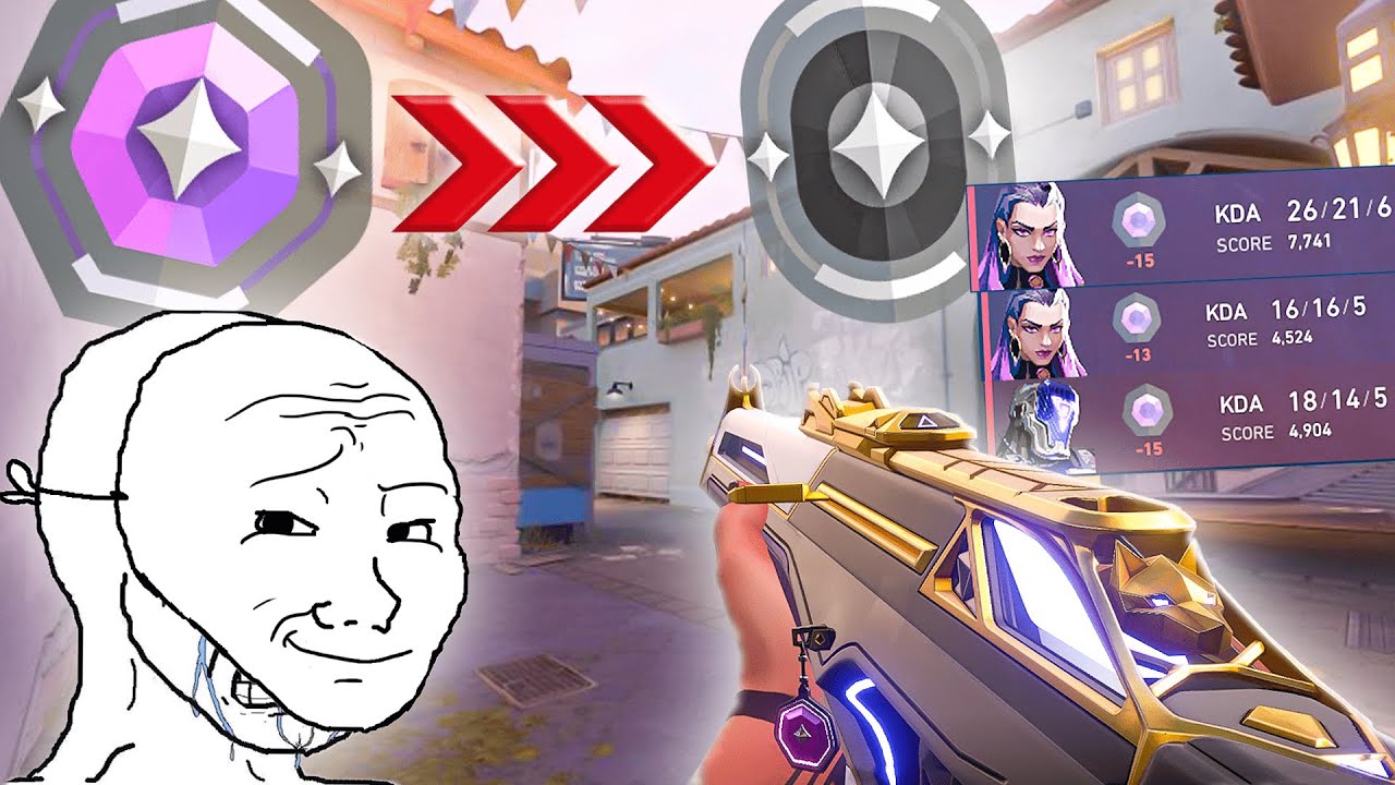 I am Diamond1 - ranked demon | down grading from diamond to iron ...