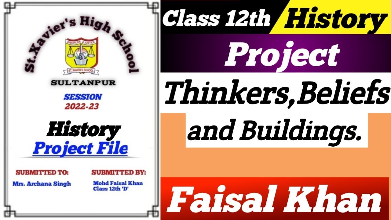 History project file | class 12 history project file on thinkers ...