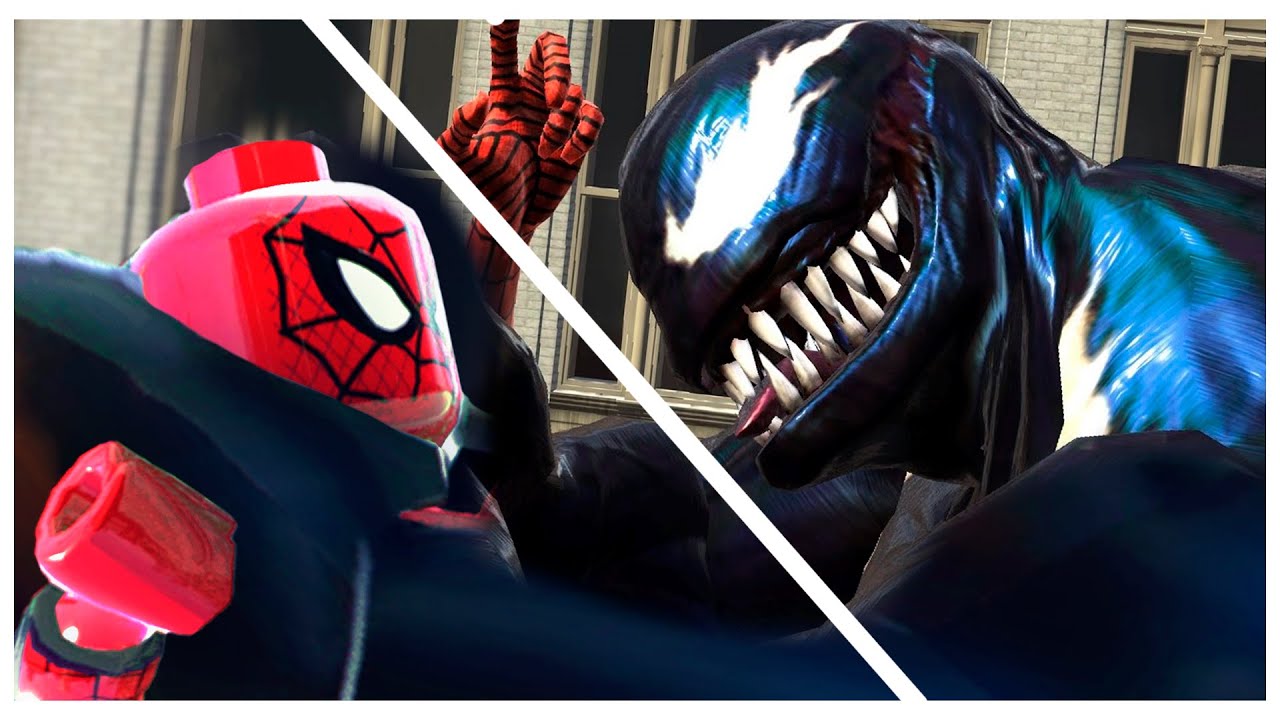 Recreating "He`s back" scene in LEGO / Spider-Man vs Venom - YouTube