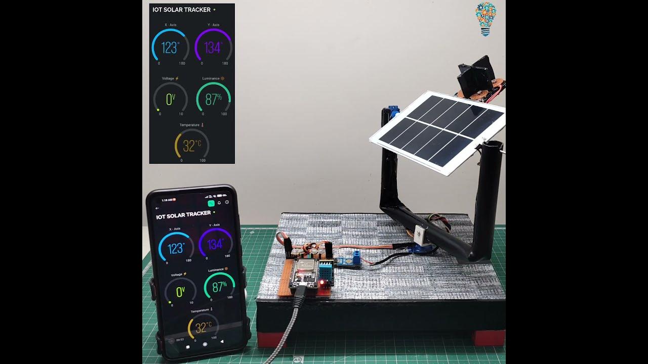 IOT based Solar Tracking System using Esp32. | Smart Solar Tracker ...