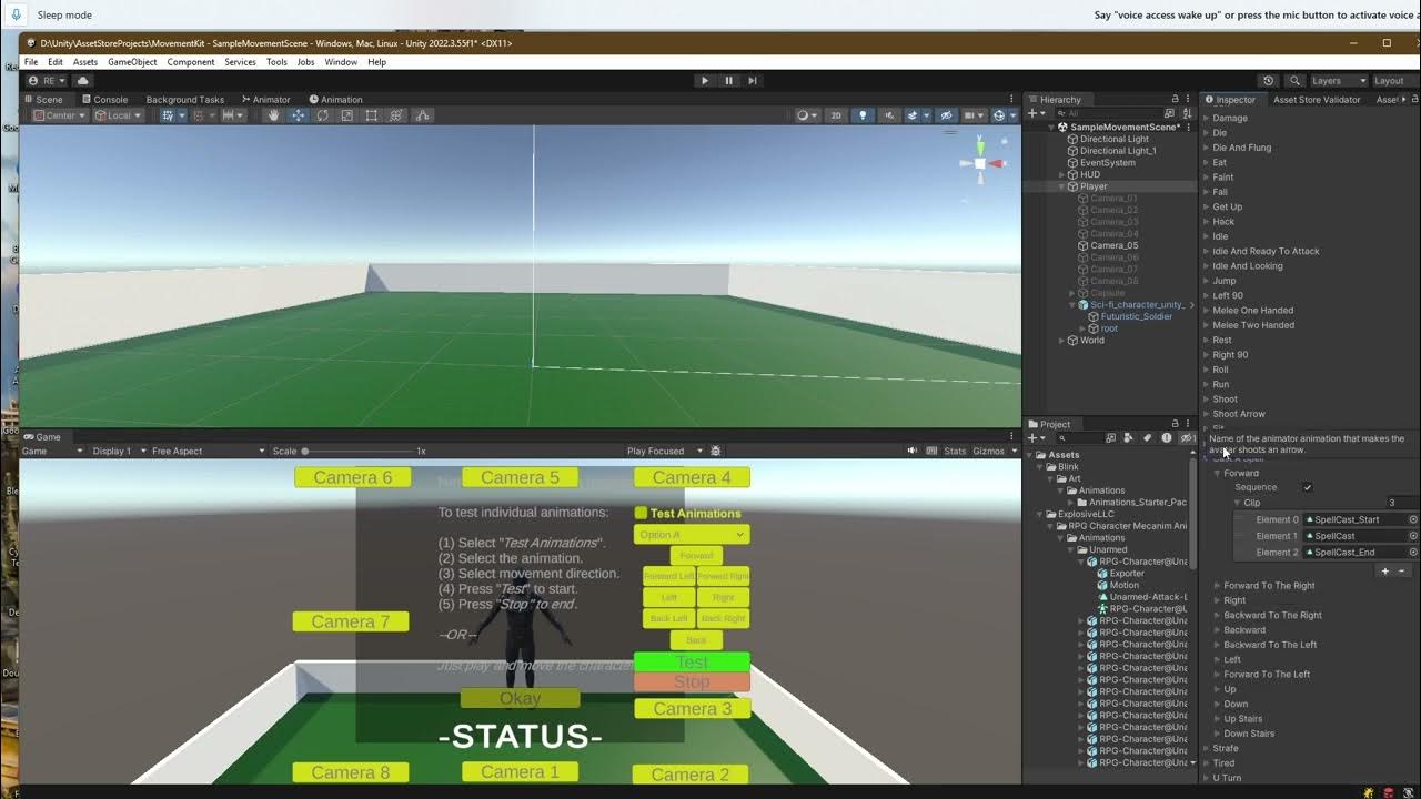 Class: Learning Unity. Simple Movement Kit and Animation Helper ...
