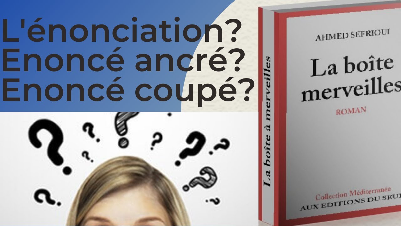 L'énonciation: l'énoncé ancré et l'énoncé coupé 1bac - YouTube